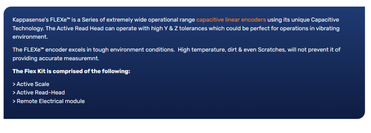 FLEX e Absolute Linear Encoder – ModuSystems