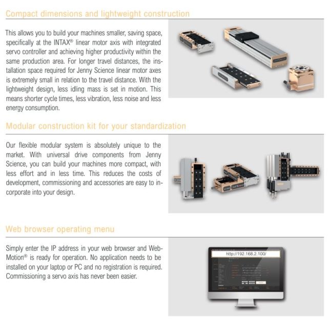 Linear Motor Stages for Compact Automation – ModuSystems